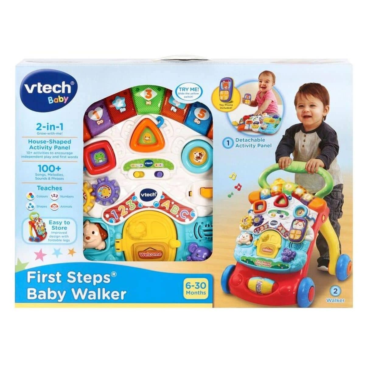 Vtech – Baby First Steps Baby Walker Blue