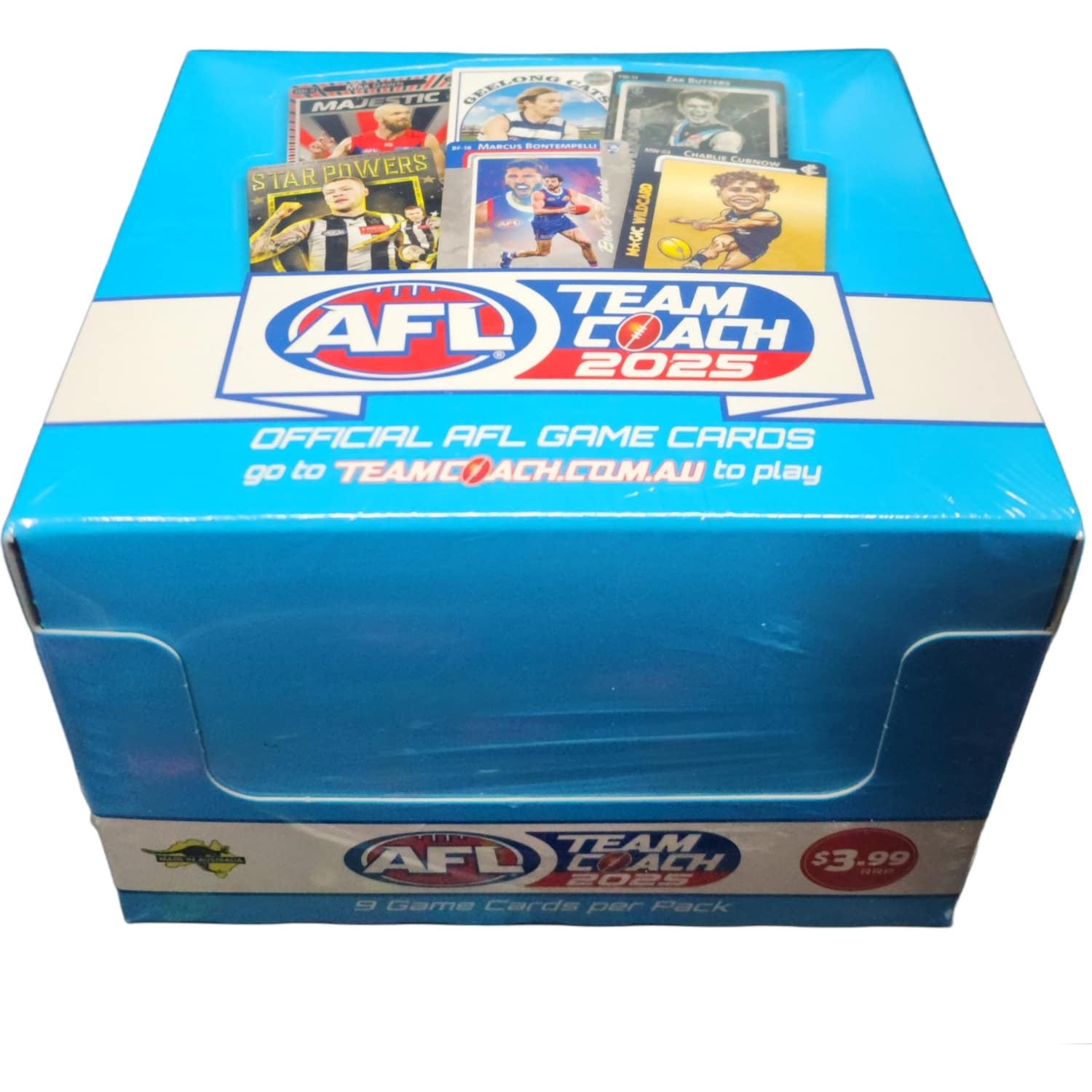 AFL – Teamcoach 2025 Game Card Packs – Box of 36 Packs Sealed Box