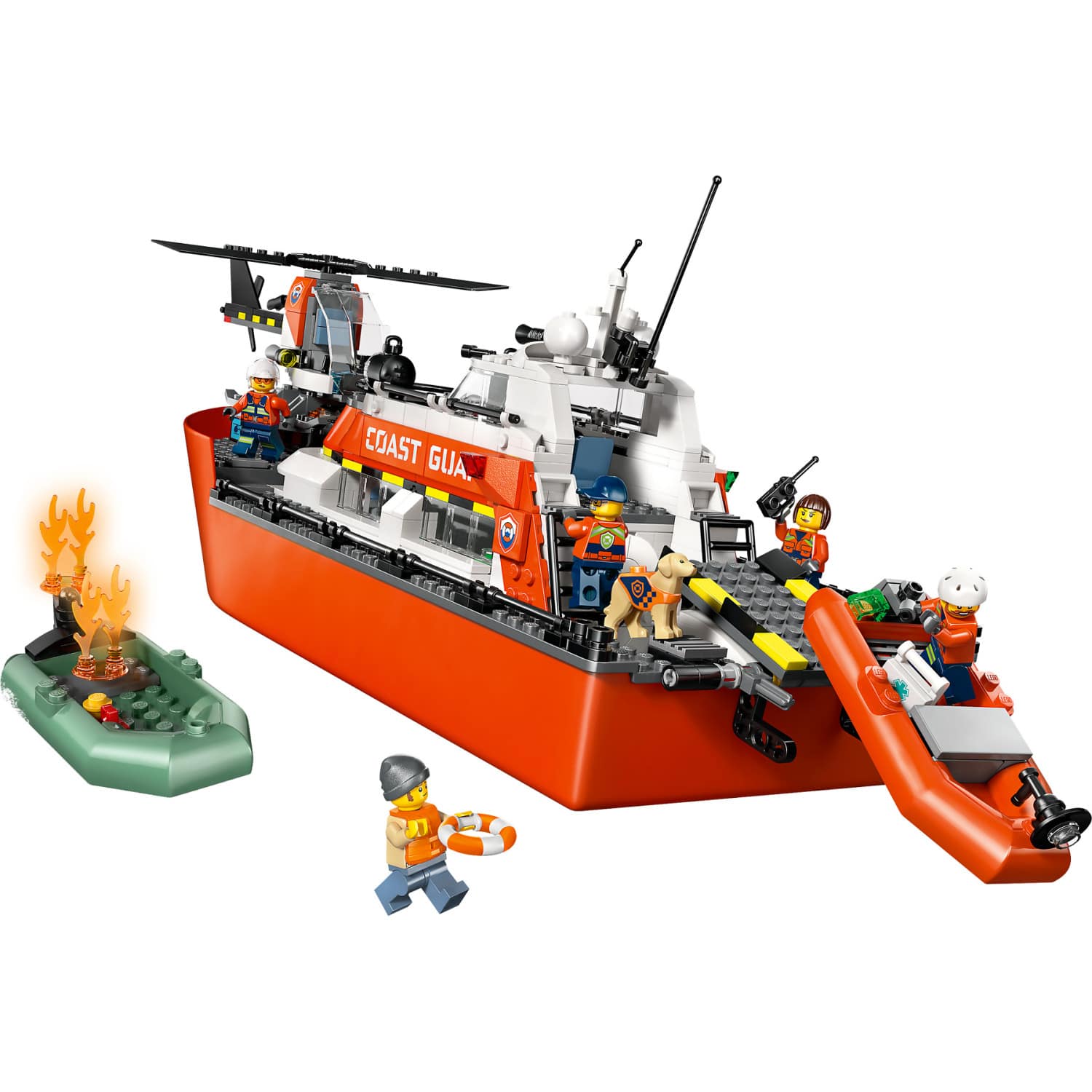 LEGO 60504 Coast Guard Rescue Boat & Helicopter – City