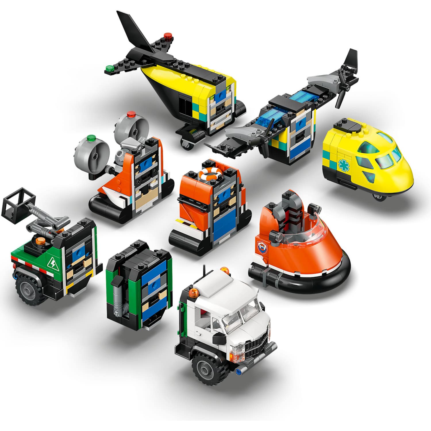 LEGO 60505 Airplane Service Truck & Hovercraft Remix – City