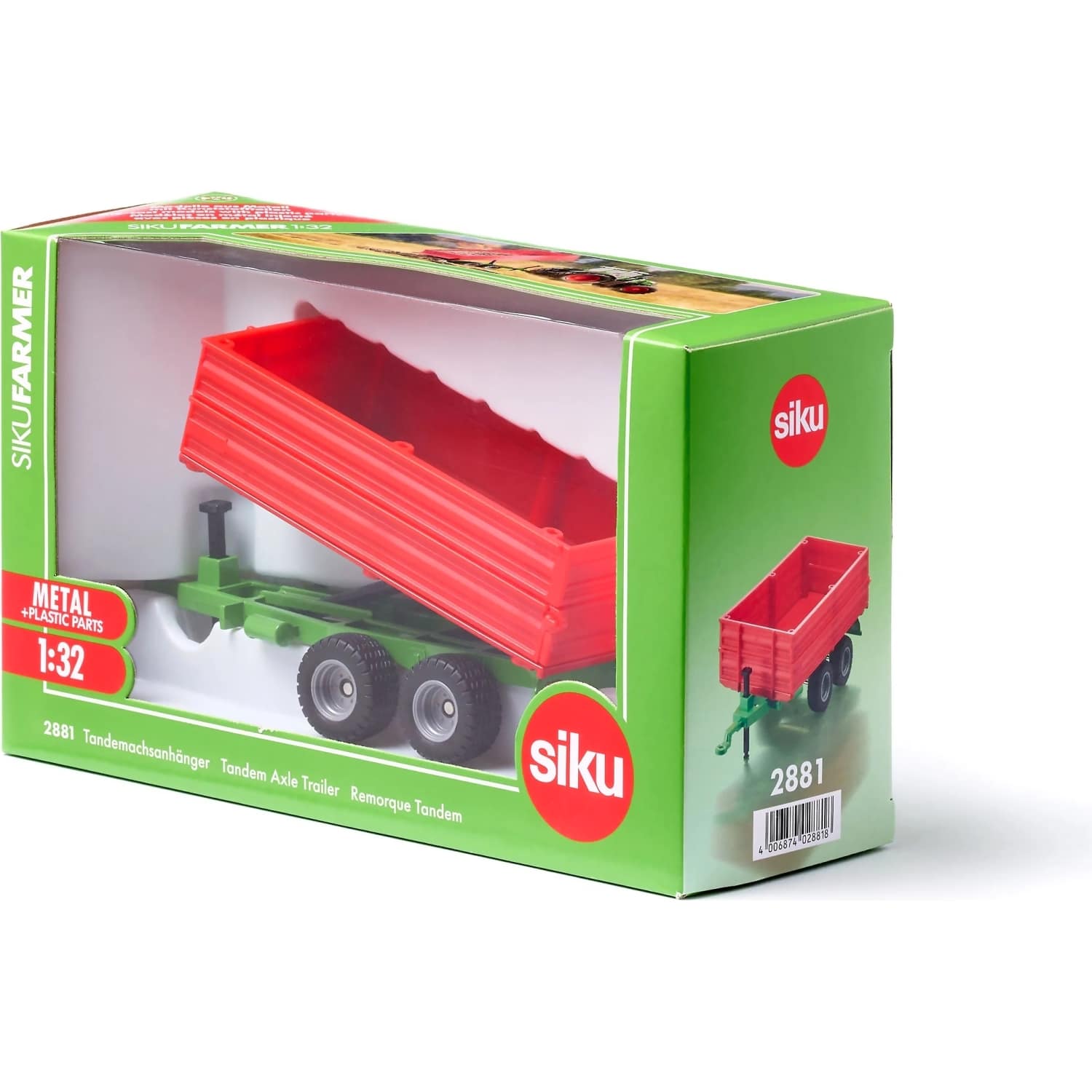 Siku – Tandem Axle Trailer 1:32