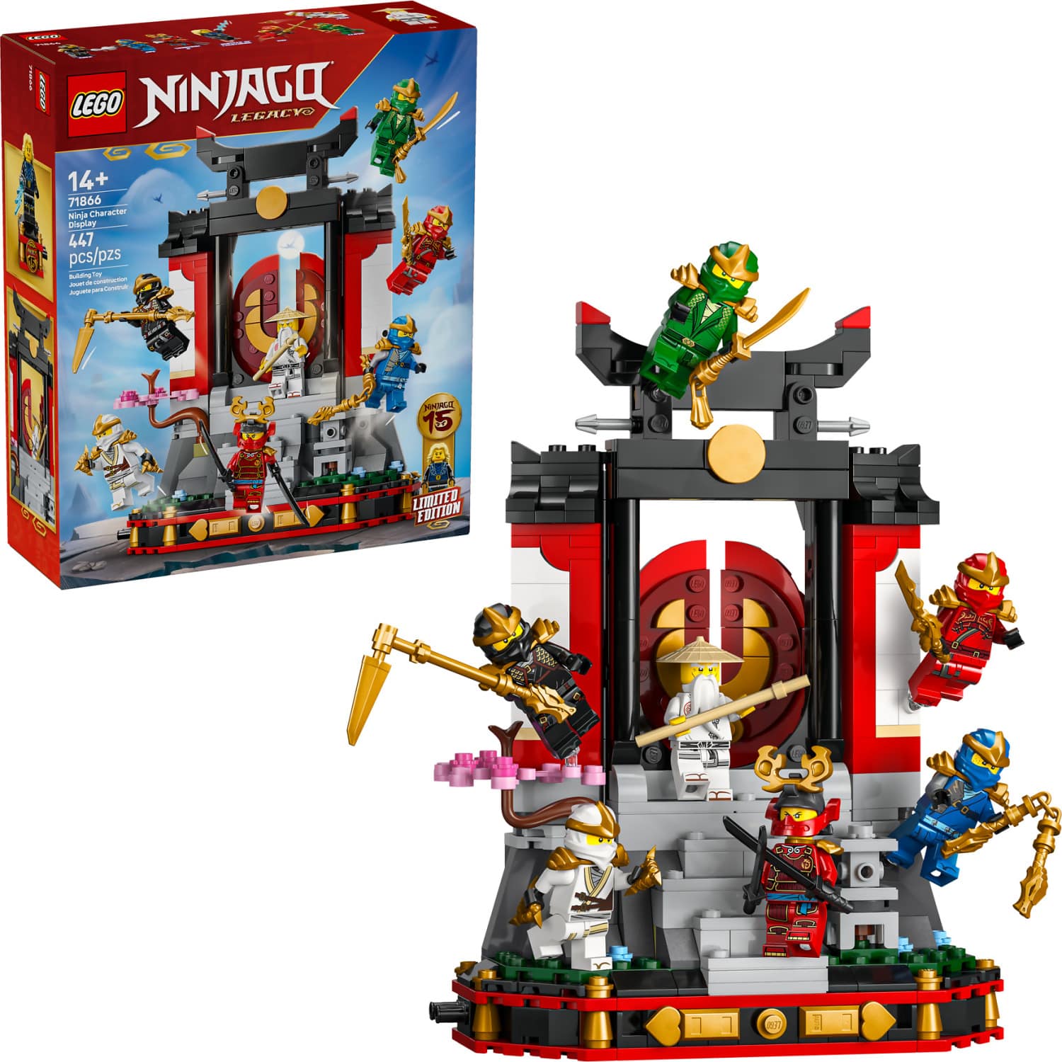 LEGO 71866 Ninja Character Display 15th Anniversary – Ninjago