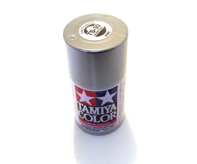 TS-30 TAMIYA ACRYLIC SPRAY PAINT SILVER LEAF