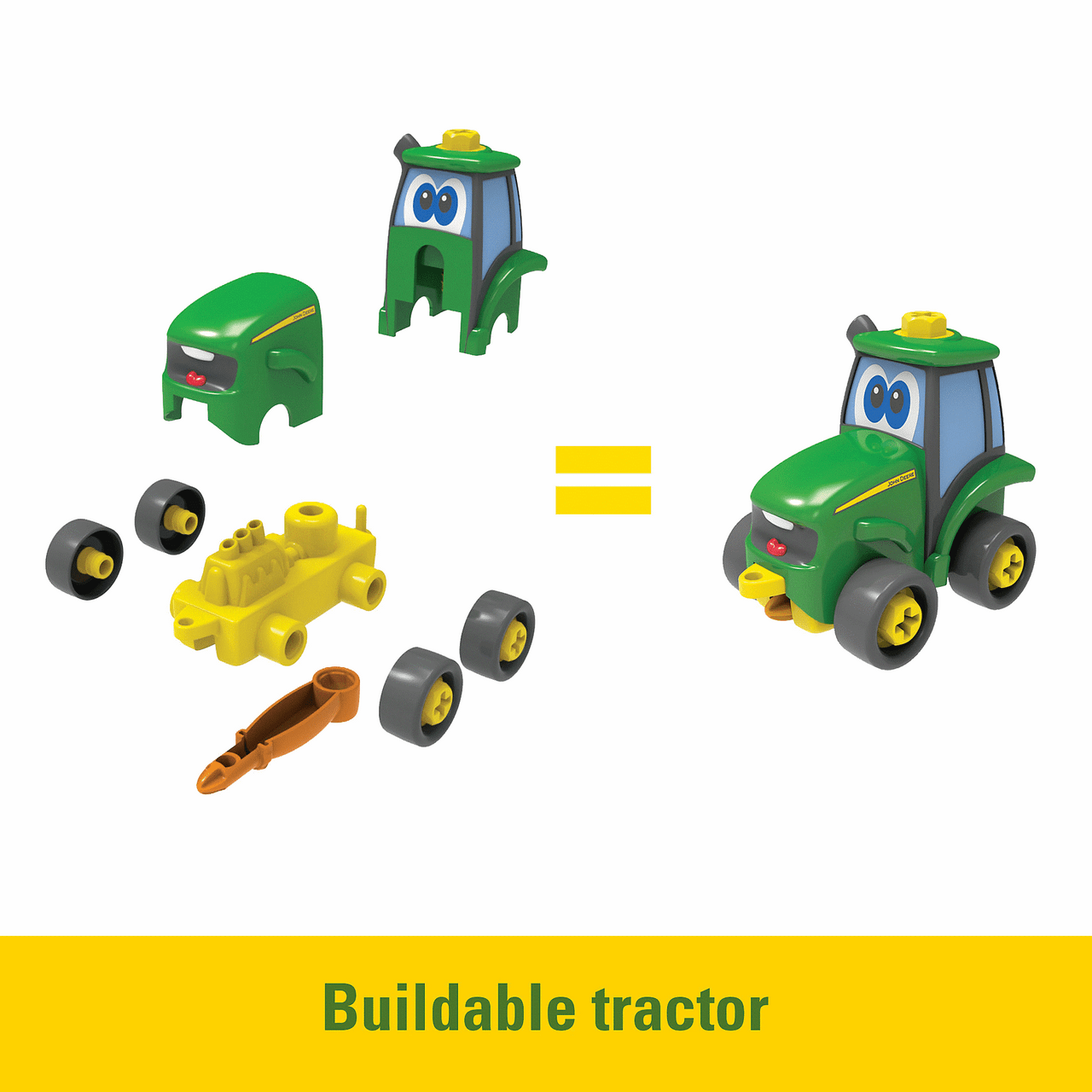 John Deere – Build-a-Buddy Tractor and Screwdriver – BrickBuilder
