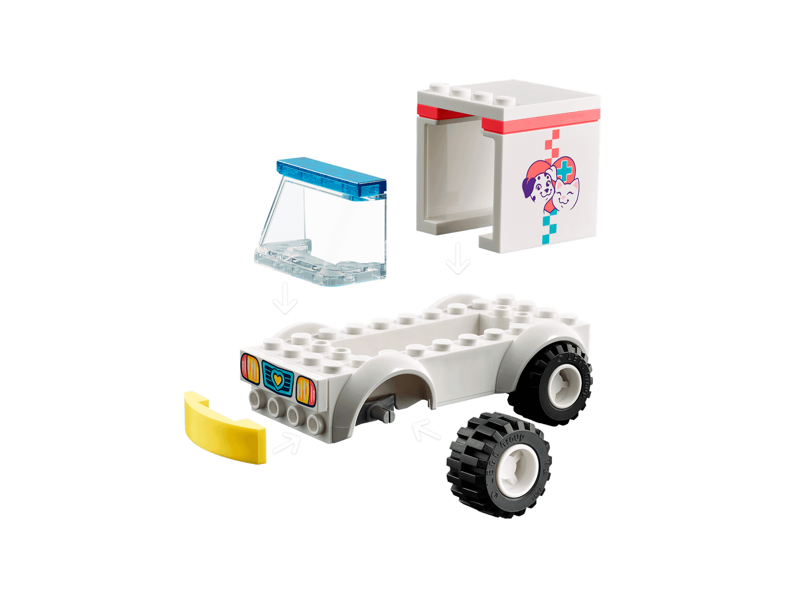 LEGO 41694 Pet Clinic Ambulance – Friends 4+