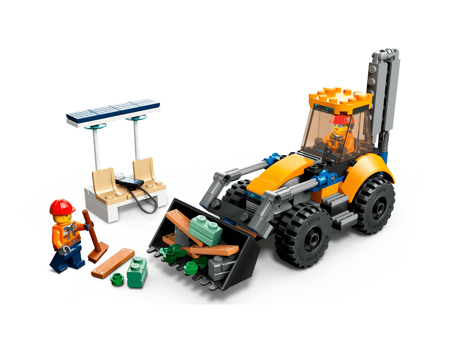 LEGO 60385 Construction Digger – City – BrickBuilder