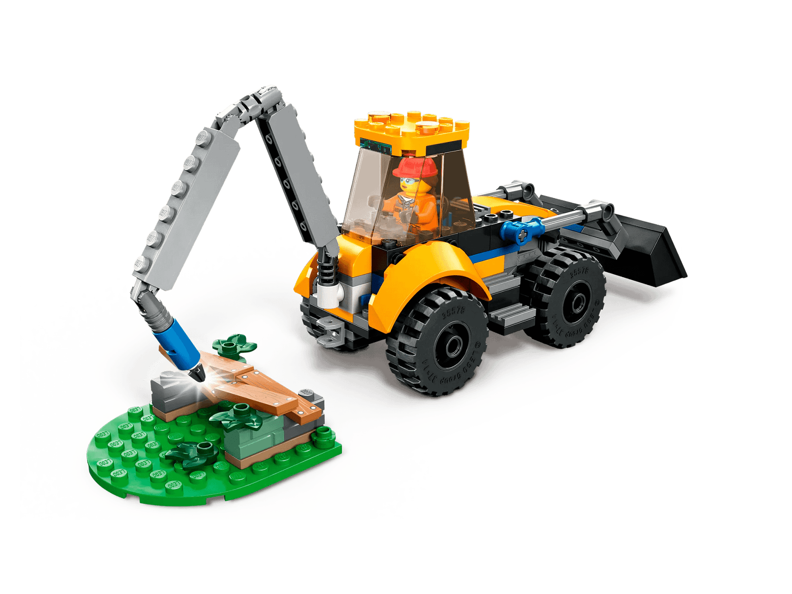 LEGO 60385 Construction Digger – City – BrickBuilder