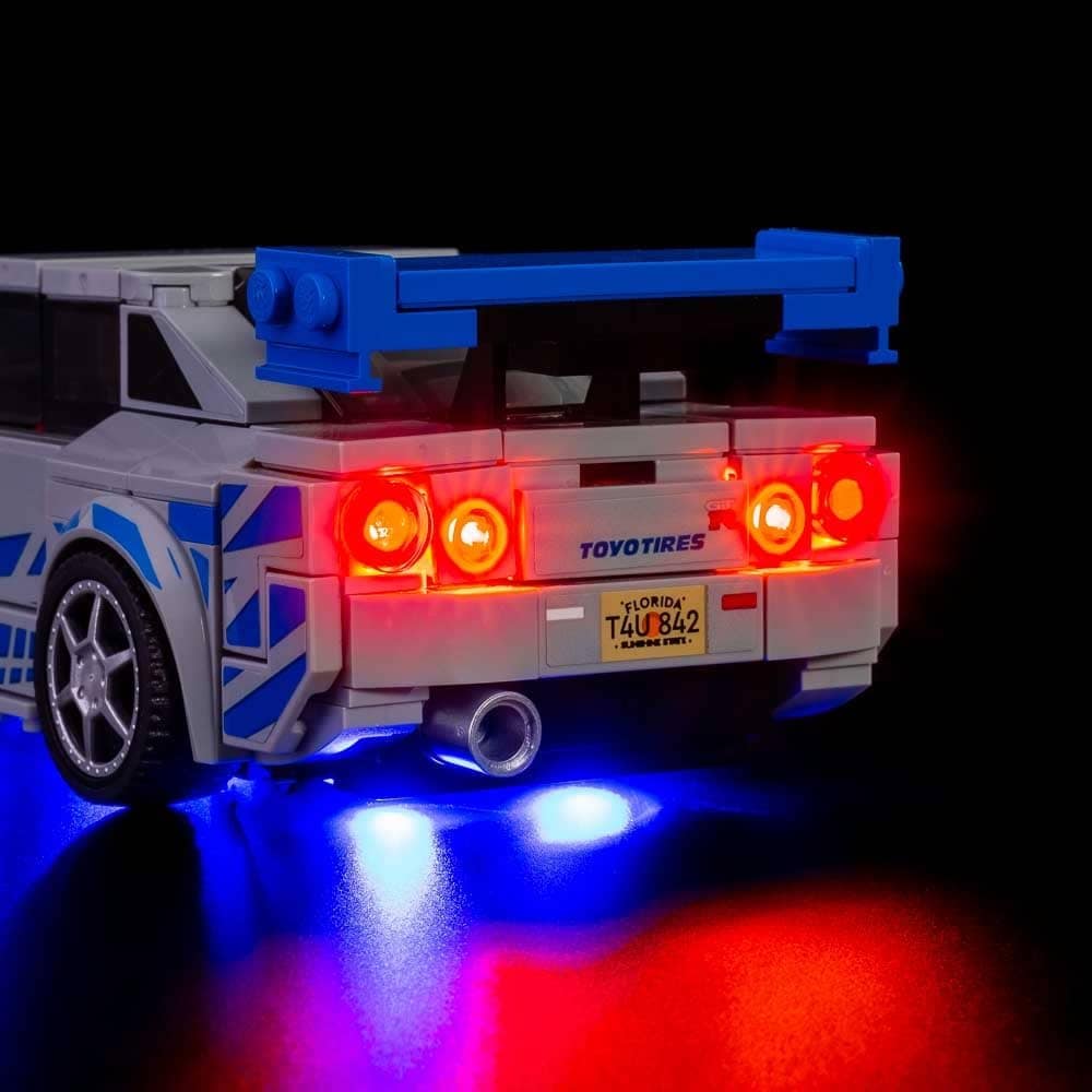 Light My Bricks – Light Kit For LEGO Speed Champions Nissan Skyline GT ...