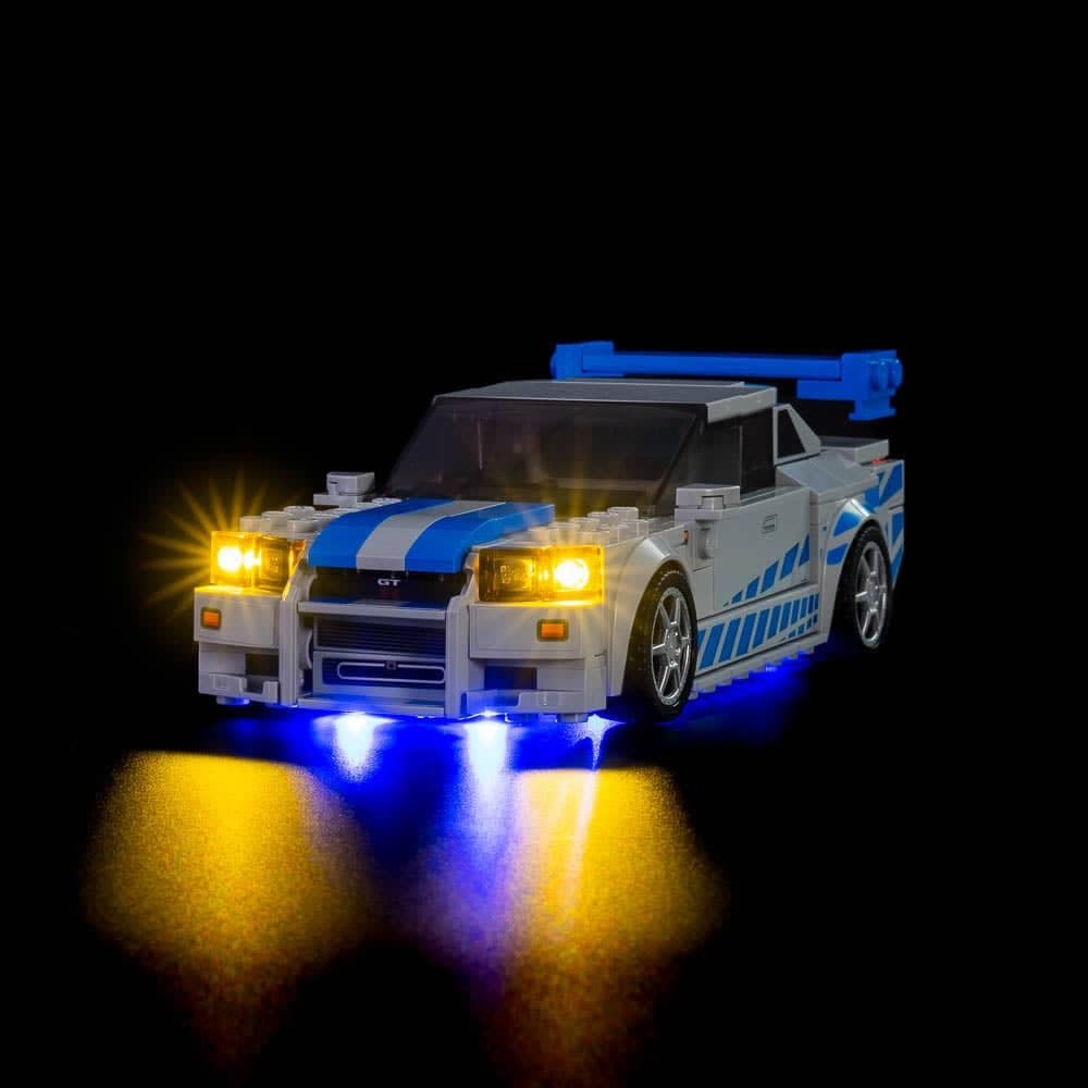 Light My Bricks – Light Kit For LEGO Speed Champions Nissan Skyline GT ...