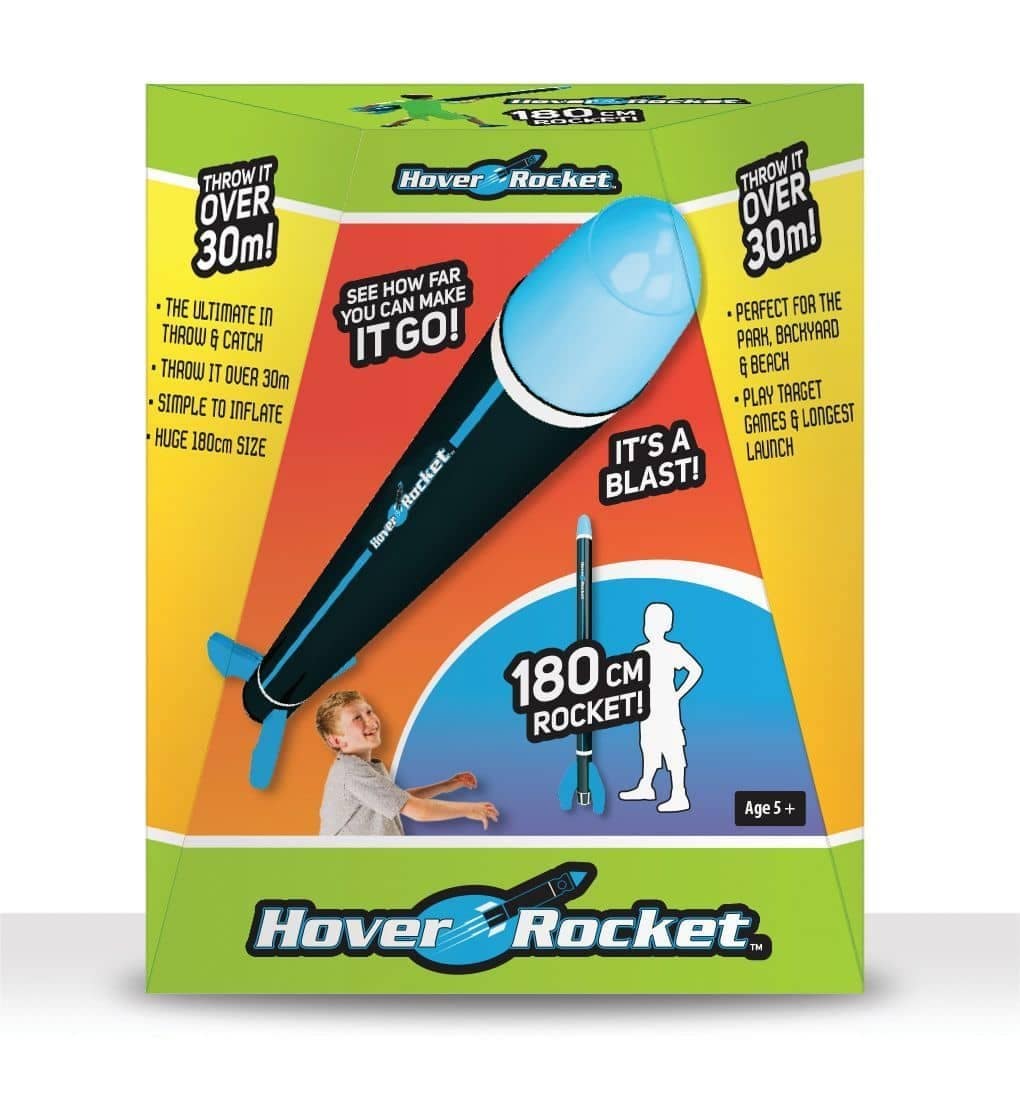 Hover Rocket Throw And Catch 180cm Tall Luhovrock