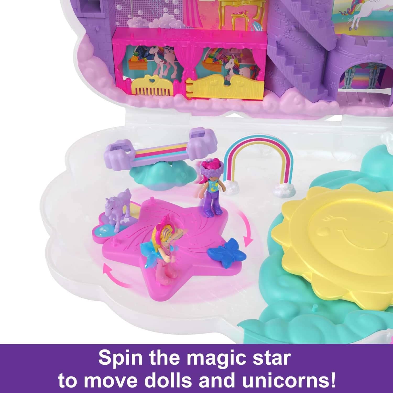 Polly Pocket – Rainbow Unicorn Playset Mattel