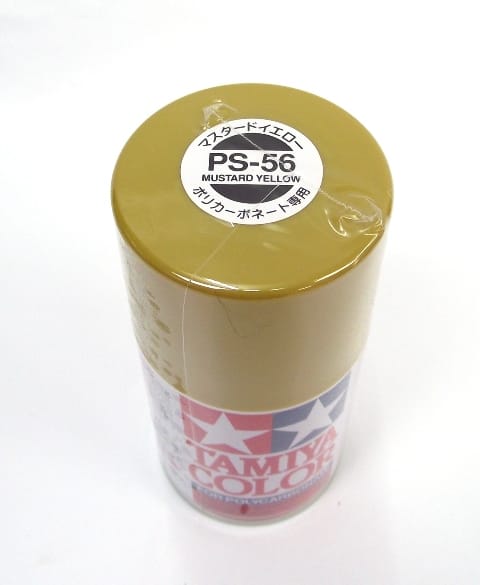 PS-56 TAMIYA POLYCARBONATE SPRAY PAINT MUSTARD YELLOW