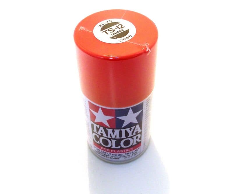 TS-12 TAMIYA ACRYLIC SPRAY PAINT ORANGE