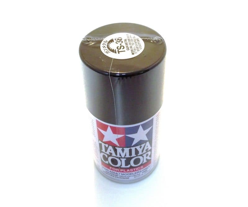 TS-38 TAMIYA ACRYLIC SPRAY PAINT GUN METAL