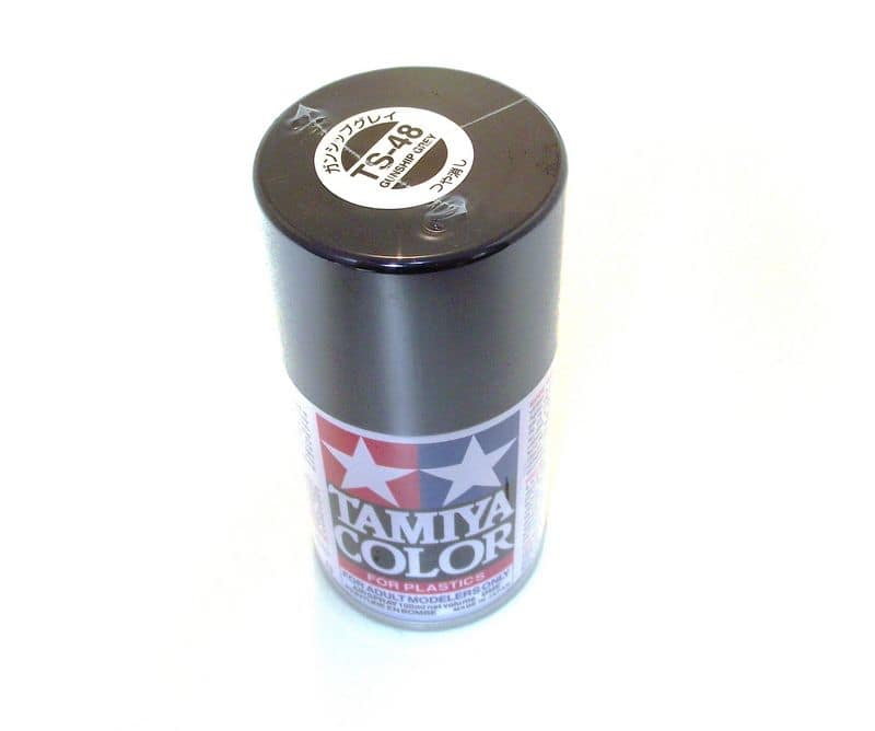 TS-48 TAMIYA ACRYLIC SPRAY PAINT GUNSHIP GREY