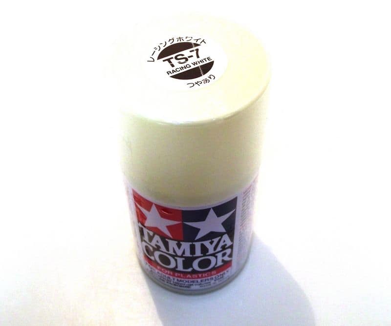 TS-7 TAMIYA ACRYLIC SPRAY PAINT RACING WHITE
