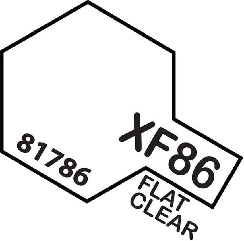 Tamiya Acrylic Mini Xf-86 Flat Clear