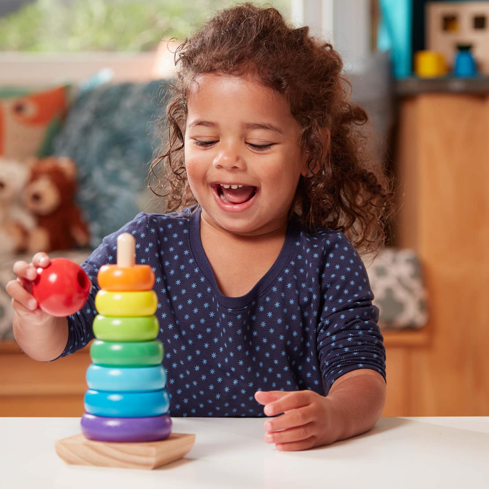 Melissa & Doug – Rainbow Stacker Classic Toy – BrickBuilder Australia ...