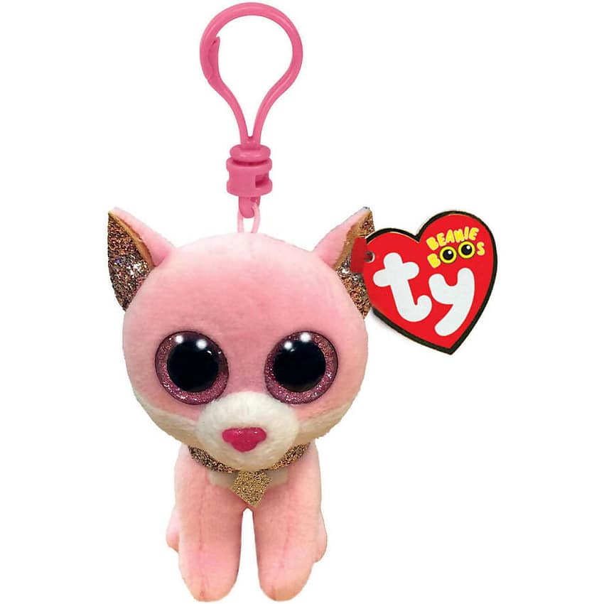 Ty – Beanie Boos – Clip On Fiona Pink Cat 10cm – BrickBuilder Australia ...