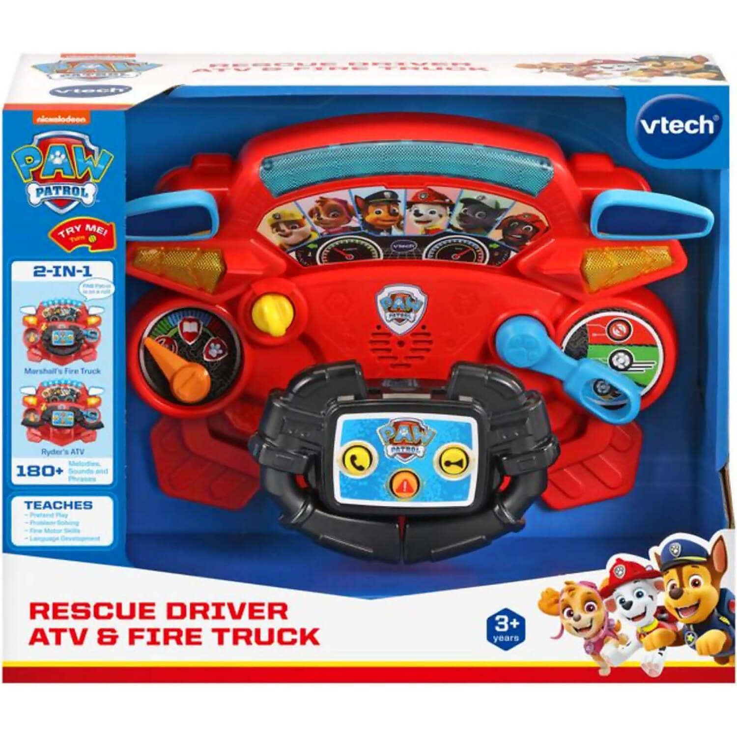 Paw Patrol – Rescue Driver Atv & Fire Truck – Vtech
