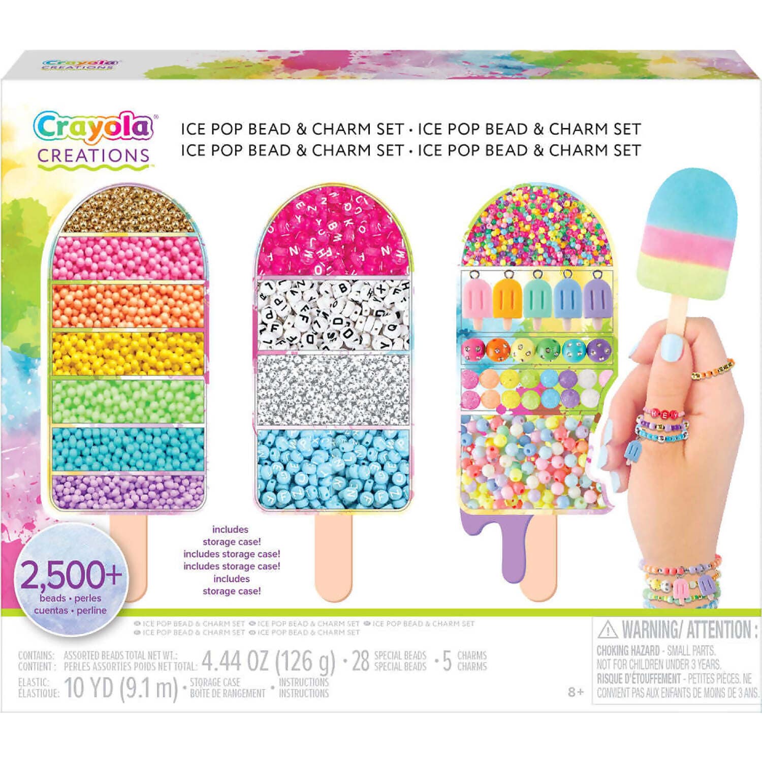 Crayola – Creations Ice Pop Bead & Charm Set
