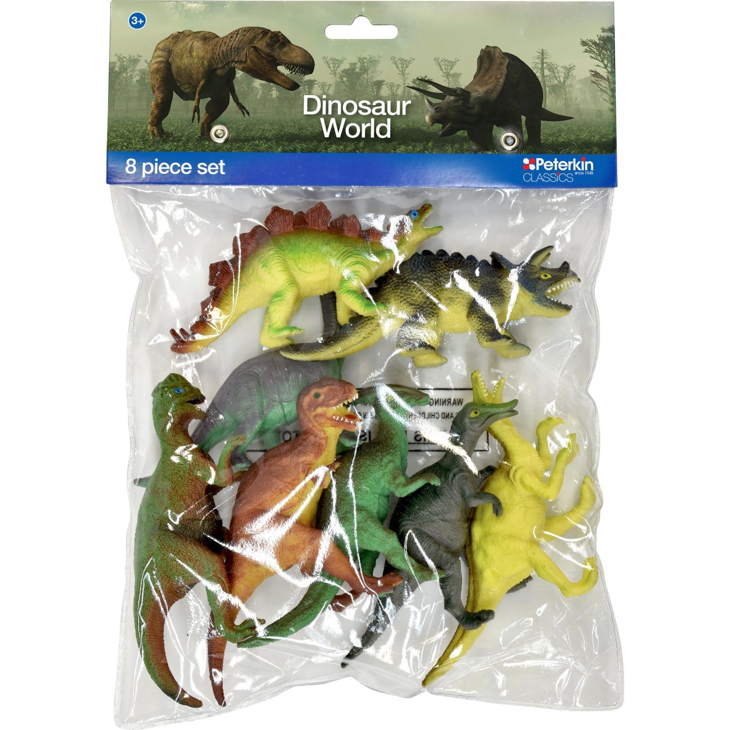 Peterkin Dinosaur World 8pc Figures – BrickBuilder
