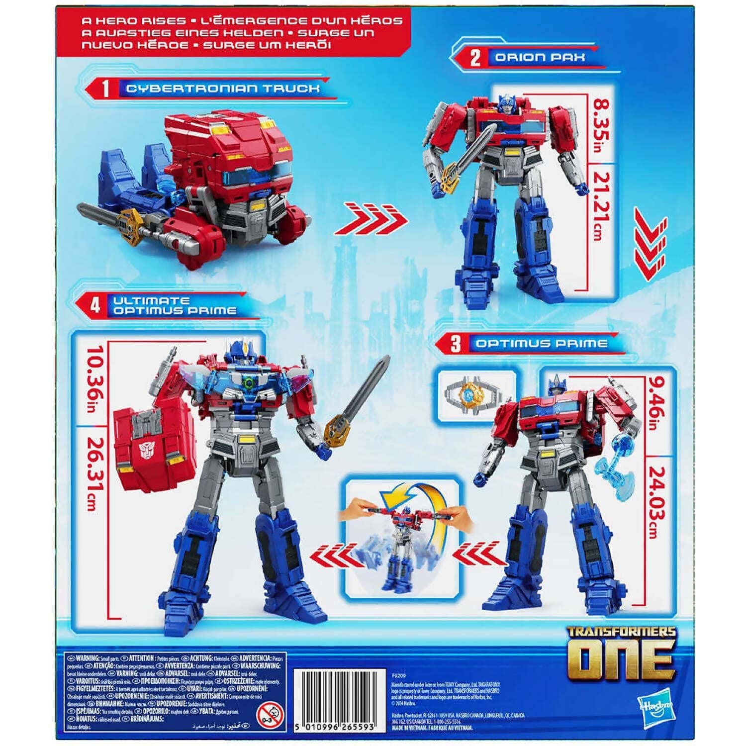 Transformers – Transformers One Power Flip Optimus Prime – Hasbro ...