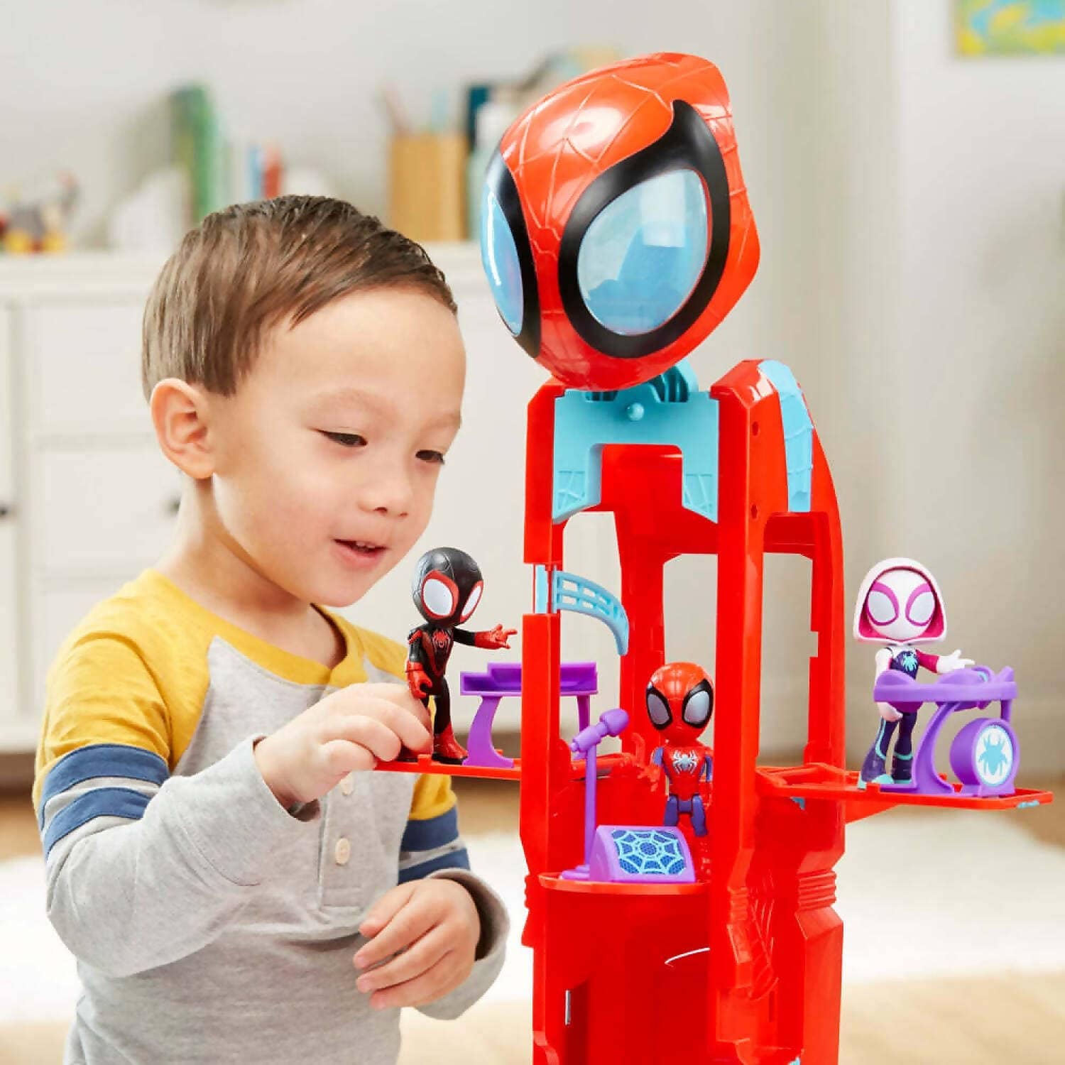 Marvel – Spidey And His Amazing Friends Spider Crawl-r 2-in-1 Deluxe ...
