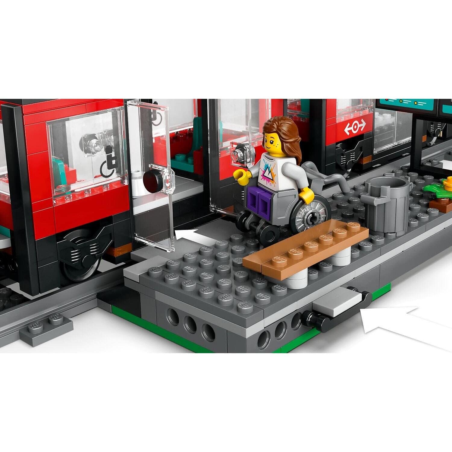 LEGO 60423 Downtown Streetcar and Station – City – BrickBuilder