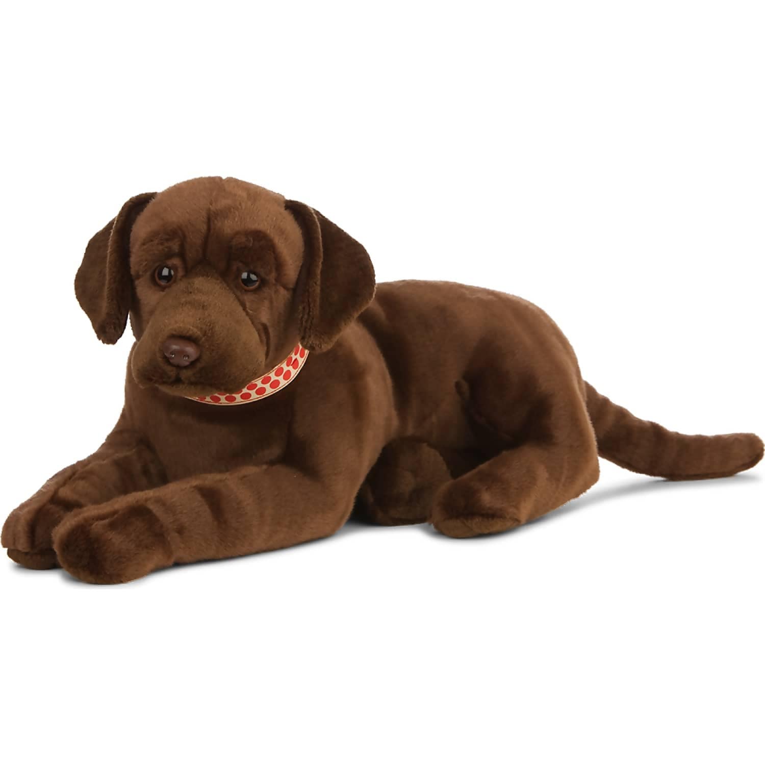 Living Nature – Giant Chocolate Labrador 60cm Plush – BrickBuilder