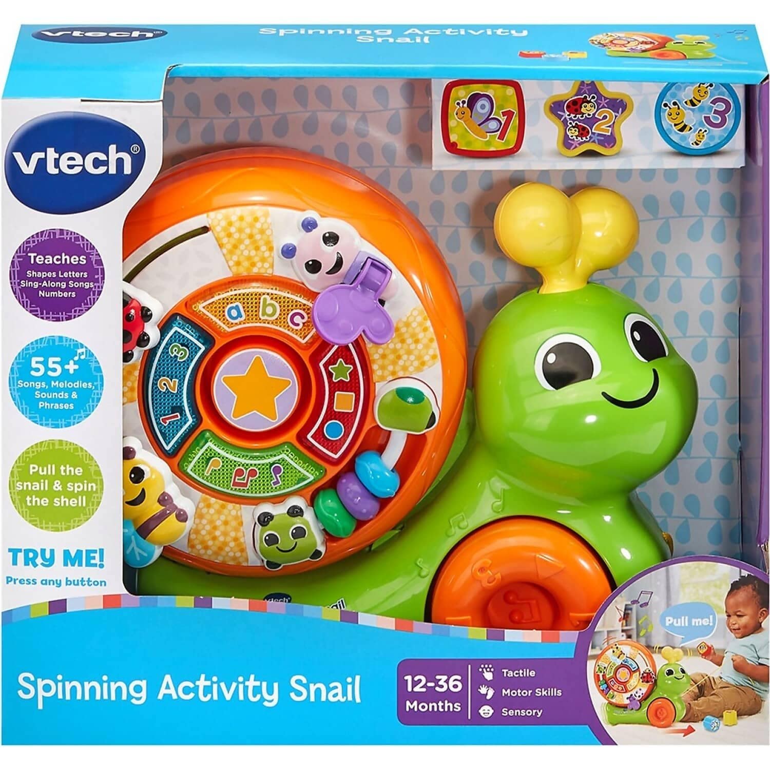 Vtech – Spinning Activity Snail – BrickBuilder