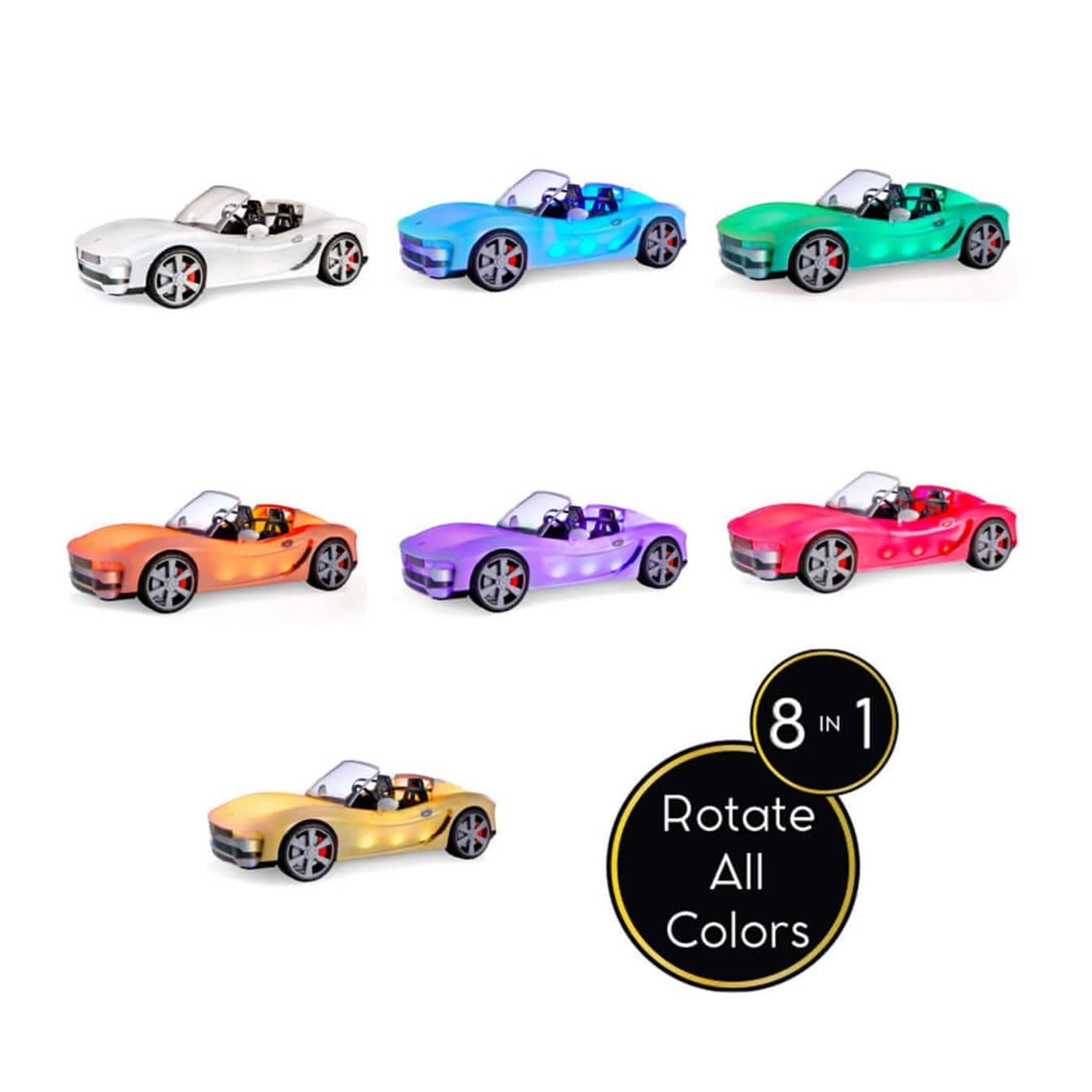 Rainbow High – Convertible Color Change Car – BrickBuilder