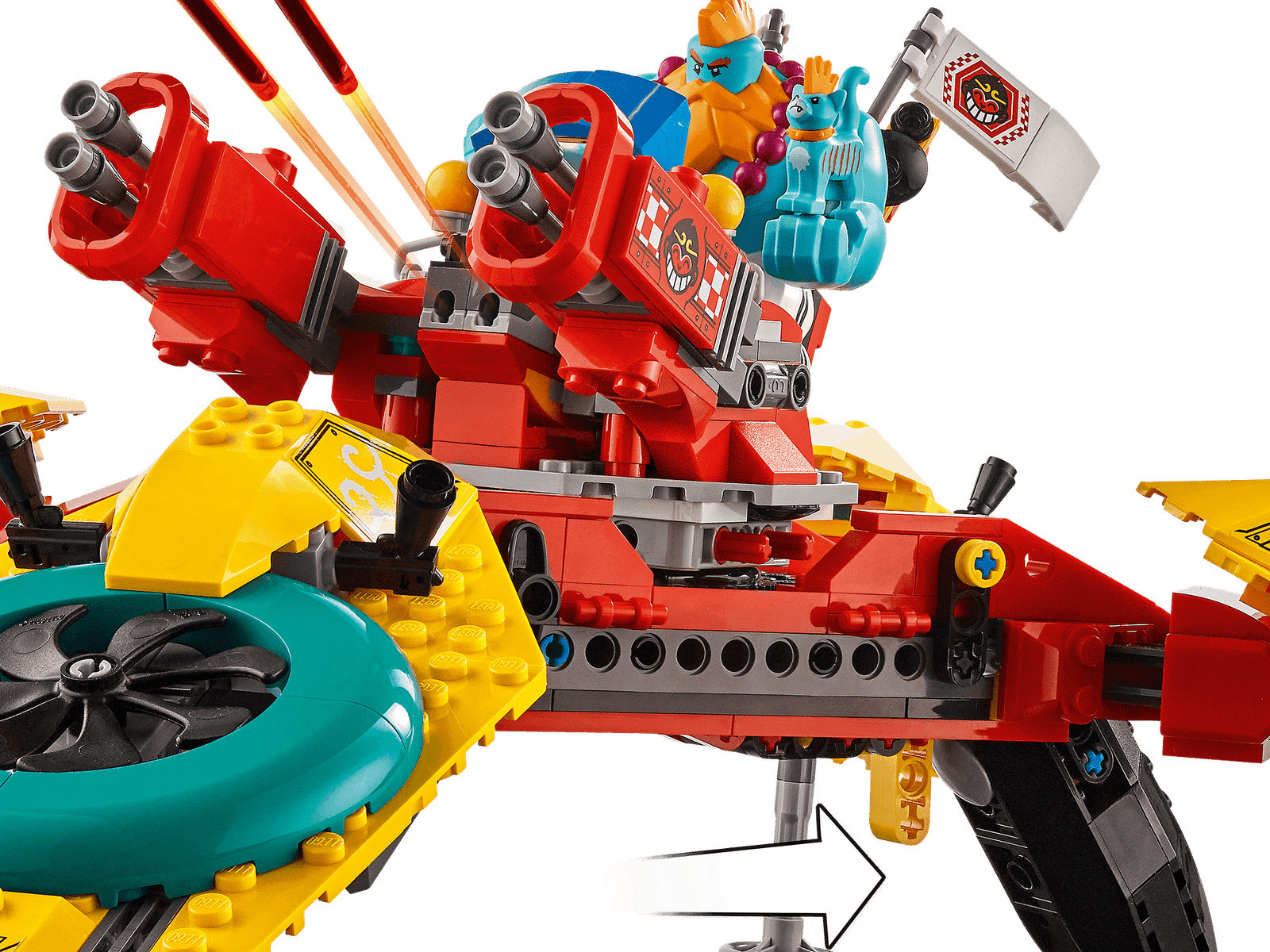 LEGO 80023 Monkie Kid’s Team Dronecopter – Monkie Kid – BrickBuilder