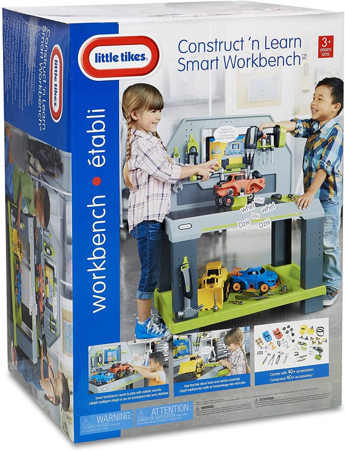 Little Tikes – Construct N Learn Smart Workbench – BrickBuilder