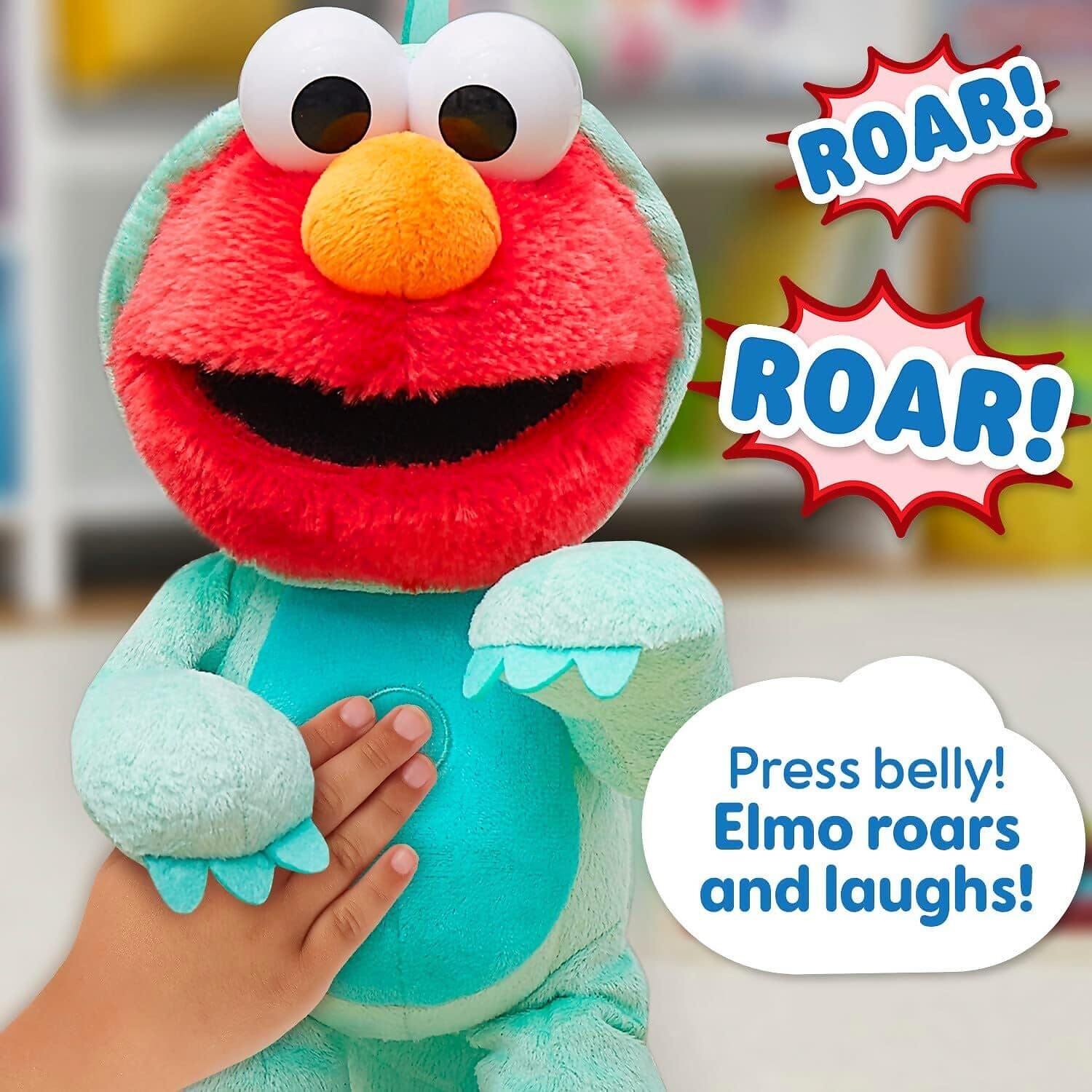 Sesame Street – Dino Stomp Elmo – BrickBuilder