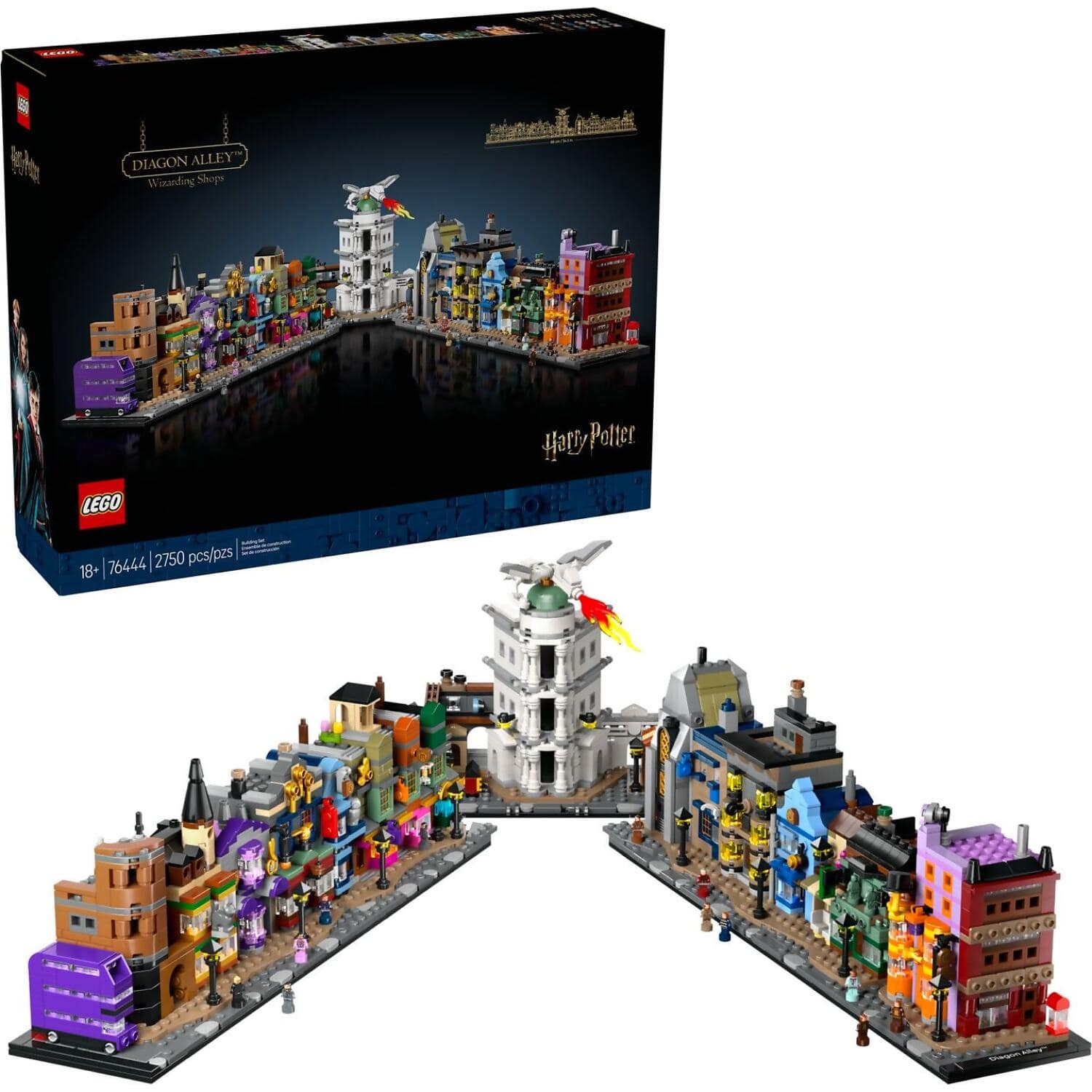 LEGO 76444 Diagon Alley™ Wizarding Shops – Harry Potter – BrickBuilder