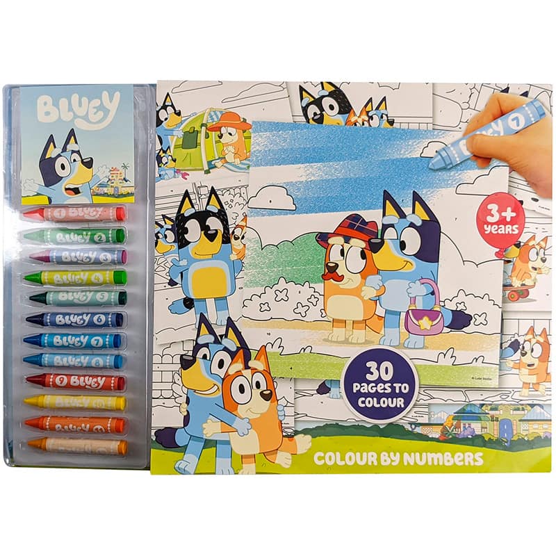 Bluey – Colour By Numbers